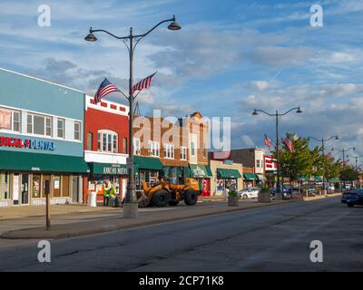 Downtown Melrose Park, Illinois Stock Photo - Alamy