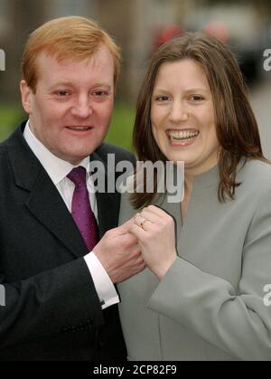 Party leader Charles Kennedy and girlfriend Sarah Gurling arrive at the ...