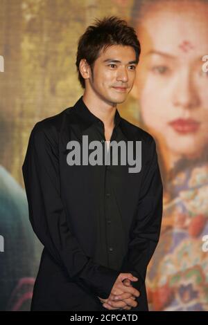 Taiwanese actor Takeshi Kaneshiro attends the local premiere of the ...