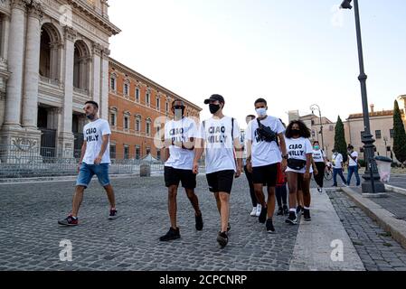 Roma, Italia. 19th Sep, 2020. in the photo the sister Milena of Willy ...
