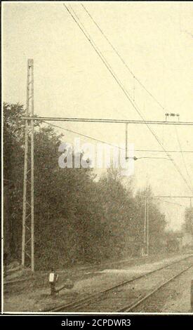 . Electric railway journal . CATENARY TROLLEY CONSTRUCTION ON MANHATTAN ...