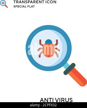 Antivirus, Antibacterial Icon. Flat style vector EPS Stock Vector Image ...