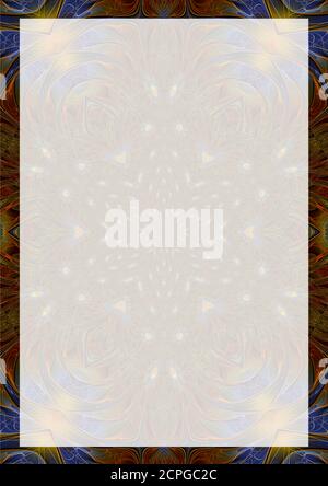 Good Vibrations Portrait Border Design Stock Photo - Alamy