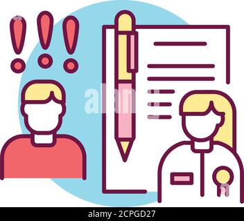 Psychologist concept. Mental health diagnostic. Doctor treating human ...