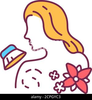 Brush pool icon flat vector. Cleaning swimming. Service net Stock ...