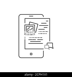 Story Telling icon. Line simple icon for templates, web design and ...