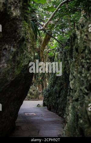 Crevice in the Kenting National Forest Recreation Area Stock Photo - Alamy