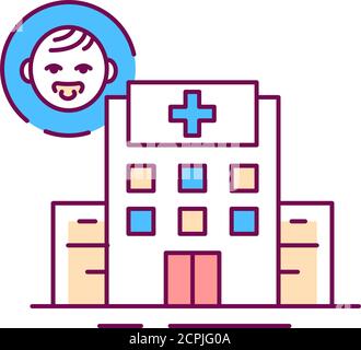 Pediatric nursing concept icon Stock Vector Image & Art - Alamy