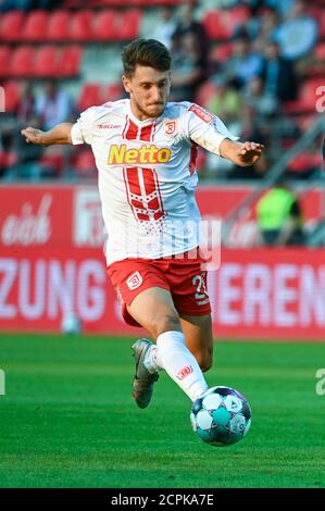 Regensburg, Germany. 18th Sep, 2020. Fu all: 2nd Bundesliga, Jahn ...