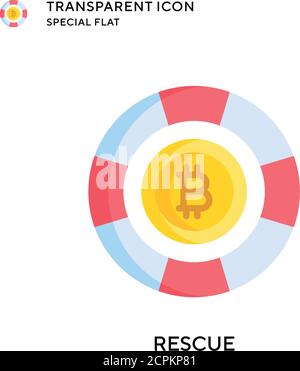 Search rescue boat icon flat vector. Sea flood. Coast guard Stock Vector Image & Art - Alamy