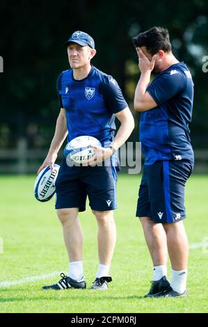 Northampton, UK. 16th Sep, 2020. Northampton Saints Rugby union team ...