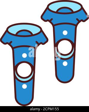 VR innovative experience flat color vector faceless character Stock ...