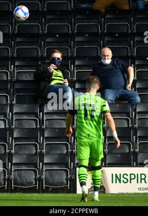 Forest Green Rovers' fans Stock Photo - Alamy