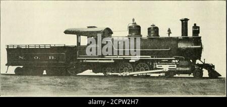 This "Ten-wheel" type locomotive, one of the first to be used on the ...