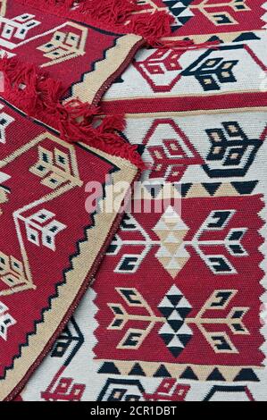 The samples of Georgian traditional carpets Stock Photo - Alamy