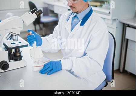 Cytological and morphological examination in the laboratory Stock Photo ...