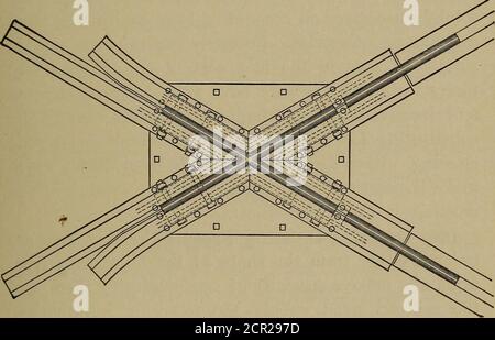 . Elements of railroad track and construction . PRACTICAL TURNOUTS. 161 ...