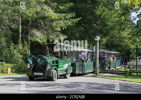 The land train at Center Parcs , Longleat, Wiltshire, England, United ...
