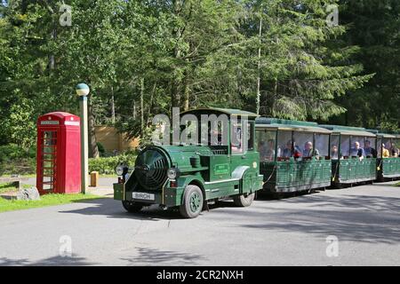 The land train at Center Parcs , Longleat, Wiltshire, England, United ...