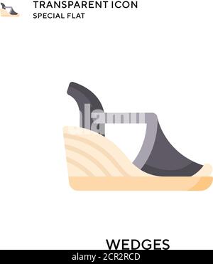 Wedges vector icon. Flat style illustration. EPS 10 vector Stock Vector ...