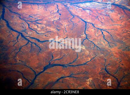 Aerial view of the Pilbara landscape Stock Photo - Alamy