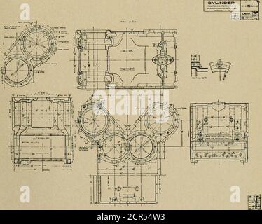 Steam cylinder sections Stock Photo - Alamy