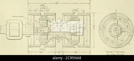 Locomotive passenger engine, sections Stock Photo - Alamy