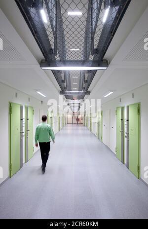 Prison, correctional facility, Düsseldorf, North Rhine-Westphalia ...
