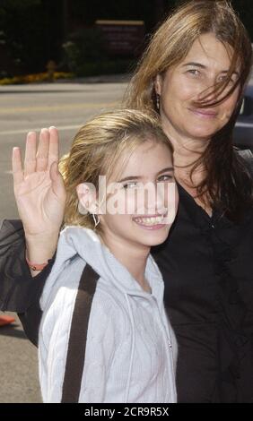 Emma Roberts and her mother Kelly Cunningham out and about in Beverly ...