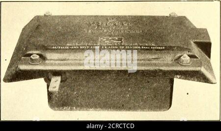 Railway impedance bond Stock Photo - Alamy