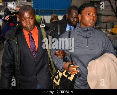 Francis and Berthe Climbie, the parents of eight-year-old Victoria ...