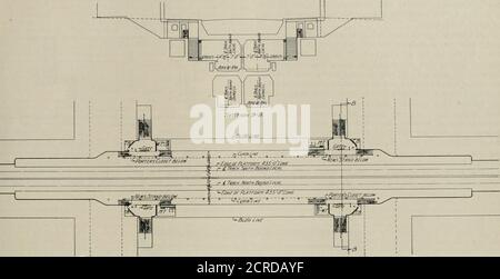 Two tracks diverging Stock Photo - Alamy