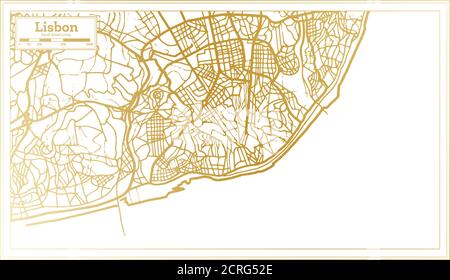 Downtown vector map of Lisbon, Portugal. This printable map of Lisbon ...