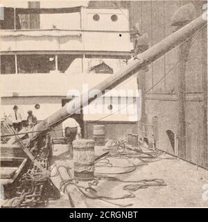 The loading spout at the grain elevator in Hinckley, IL against a dark ...