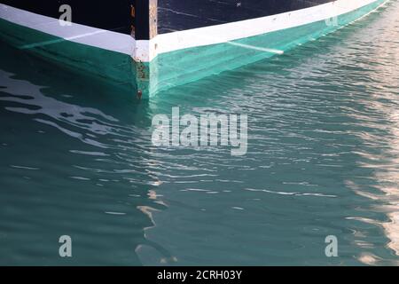 Black and white water with reflections. Ripple marks Stock Photo - Alamy