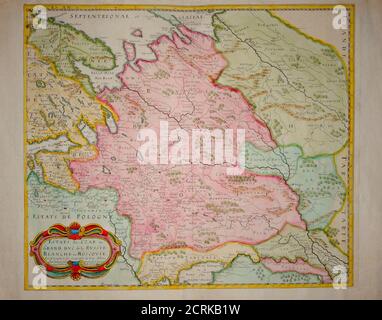 17th century map of Europe. Published in 1700, this map by the Dutch ...