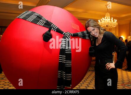 TV Show host of "WipeOut" Jill Wagner photoshoot during a fitting In ...