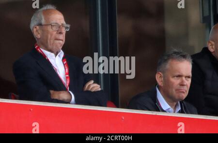 Stoke City Managing Director Richard Smith and Vice Chairman John ...