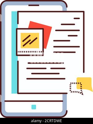 Story Telling icon. Line simple icon for templates, web design and ...