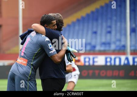 Mattia Perin (Genoa) during Genoa vs Lecce, italian Serie A soccer ...