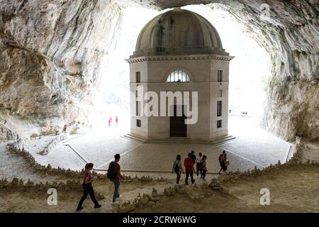 Sanctuary of Santa Maria infra Saxa also called Tempio del valadier ...