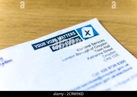 Vote register amendment letter from Local council Electoral ...