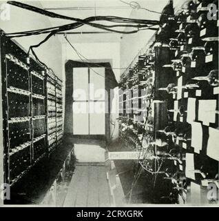 . Bell telephone magazine . Fig. 6. One of the First 5000 Watt, W.vter ...