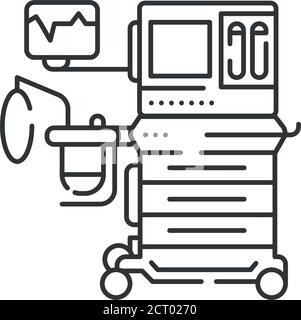 Anesthesia Simple vector icon. Illustration symbol design template for ...