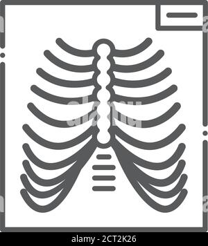 chest x-ray vector logo icon design Stock Vector Image & Art - Alamy
