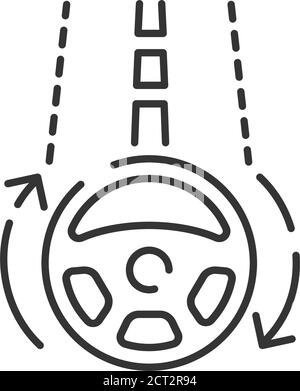 Adaptive cruise control concept icon. Automatically adjust speed and ...