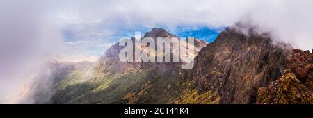Ruminahui Volcano summit, Cotopaxi National Park, Avenue of Volcanoes ...
