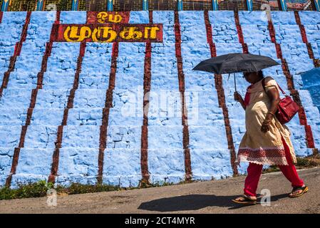Sri Subramaniya Swamy Hindu Temple, Munnar, Western Ghats Mountains ...