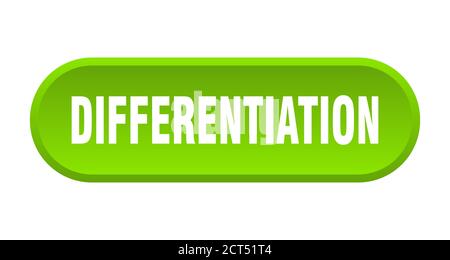 differentiation button. rounded sign isolated on white background Stock ...