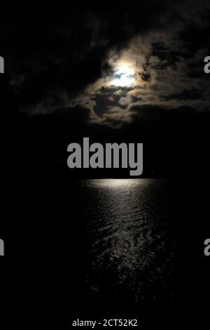 Moon over Loch Awe, Argyll, Scotland Stock Photo - Alamy